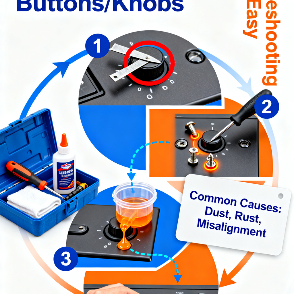 Comment réparer les boutons/molettes qui ne répondent plus (impossible ...