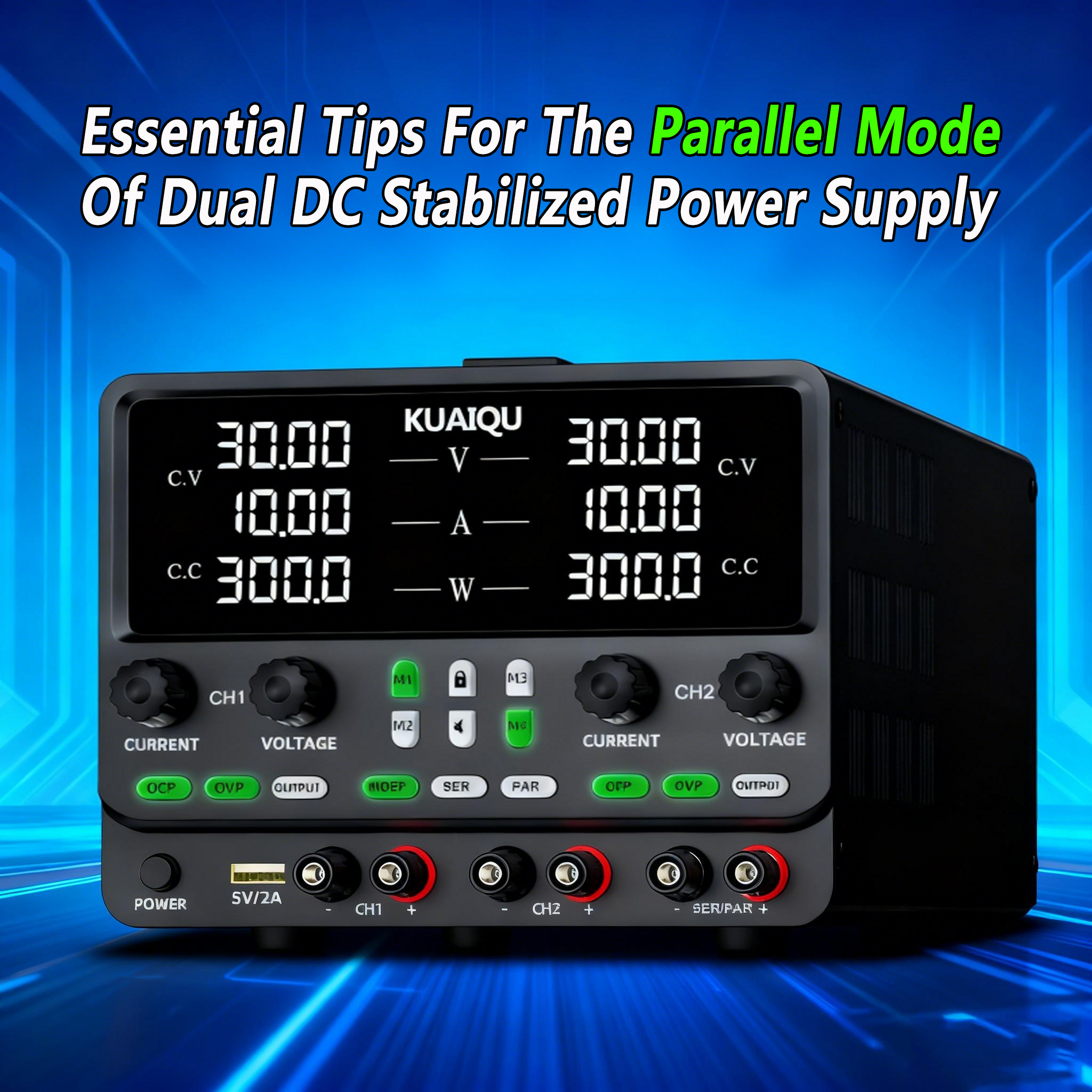 Essential Tips For The Parallel Mode Of Dual DC Stabilized Power Suppl ...
